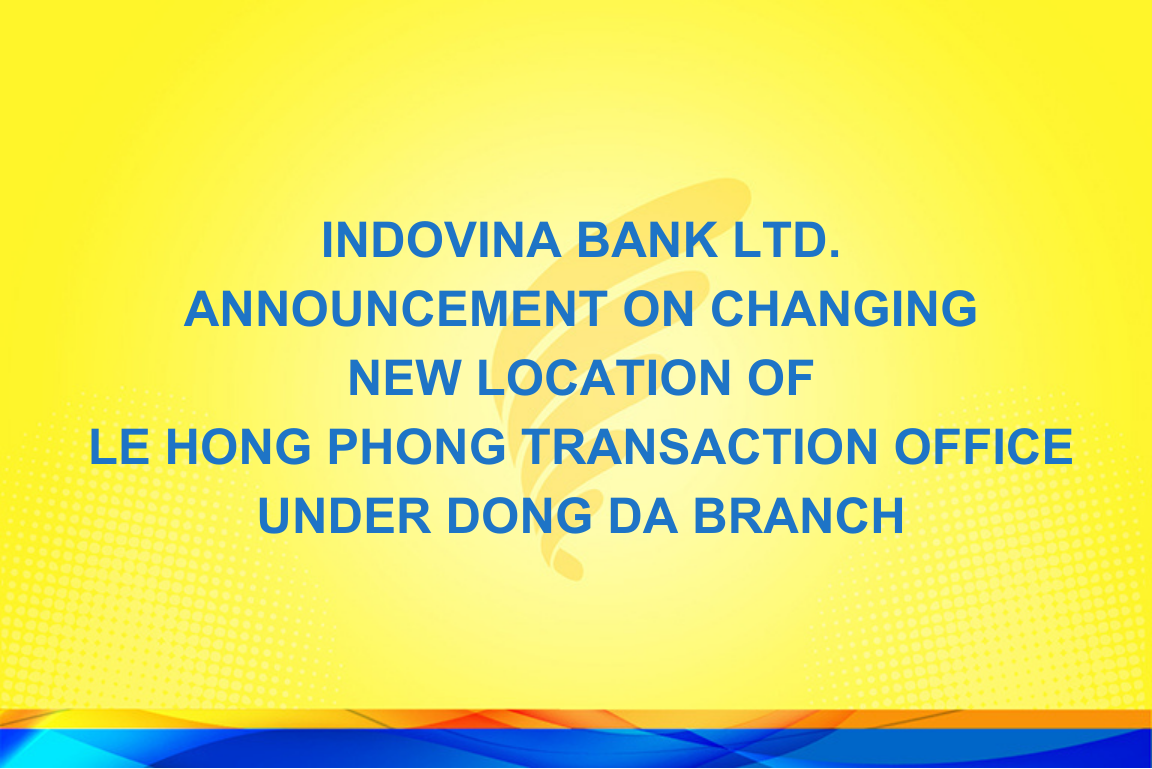 News & Event | INDOVINA BANK